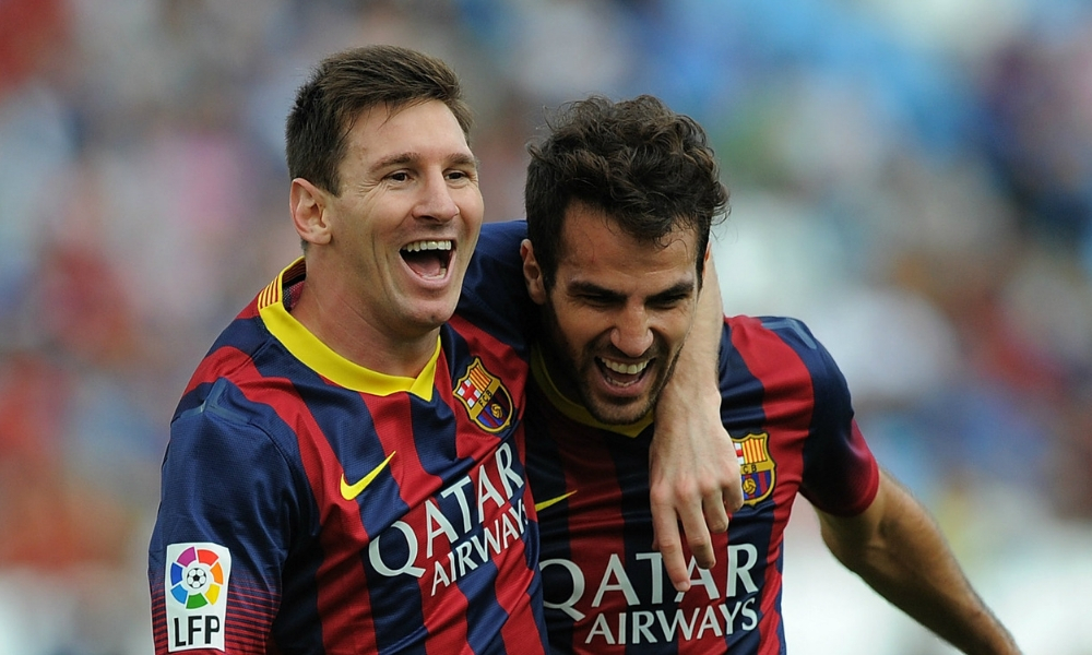 Messi y Fabregas se unen al equipo de Piqué