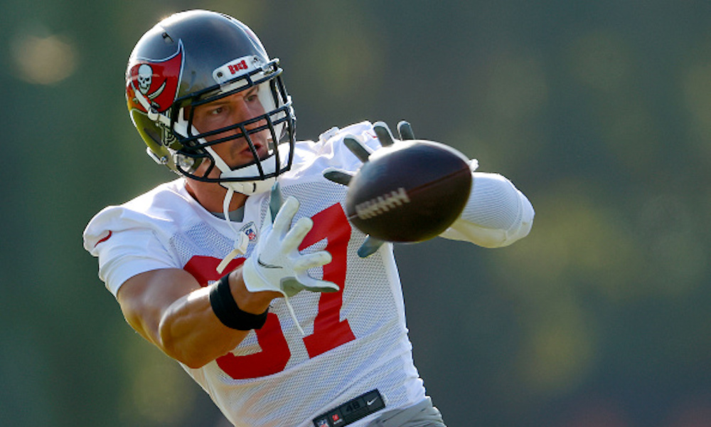 Rob Gronkowski no ha tenido una adaptación sencilla a Tampa Bay