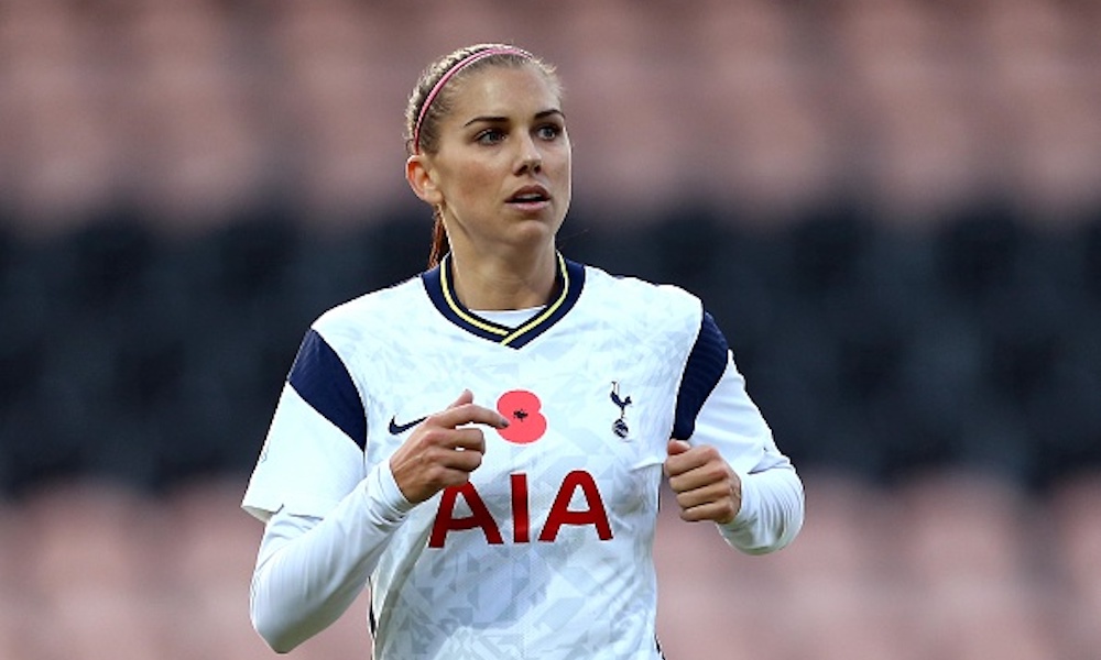 ¡Día inolvidable! Alex Morgan debutó con el Tottenham